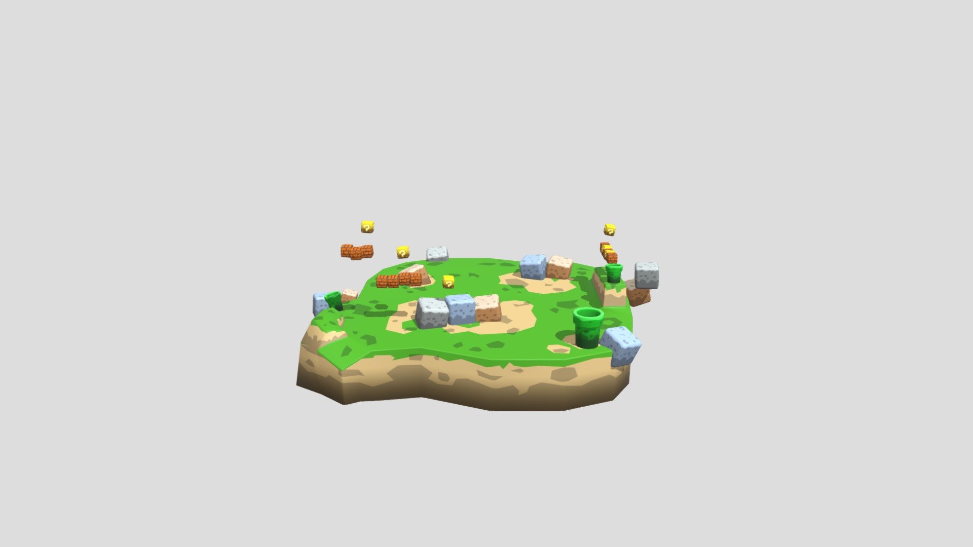 World 1-1 - Download Free 3D model by XiaoManCheese [bc1a85f] - Sketchfab