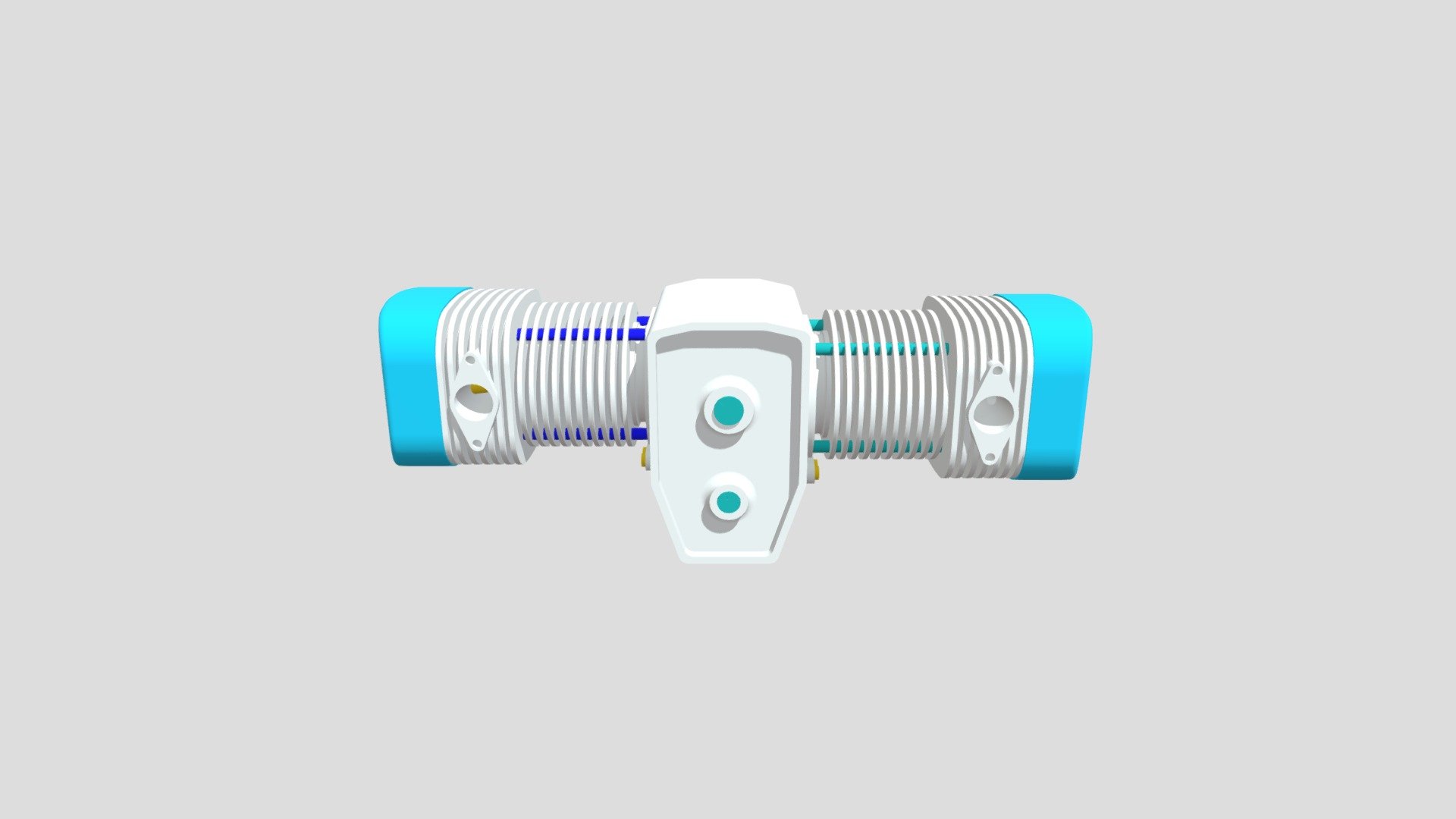 2 Cylinder Engine - 3D model by m18646086623 [bc1a92d] - Sketchfab