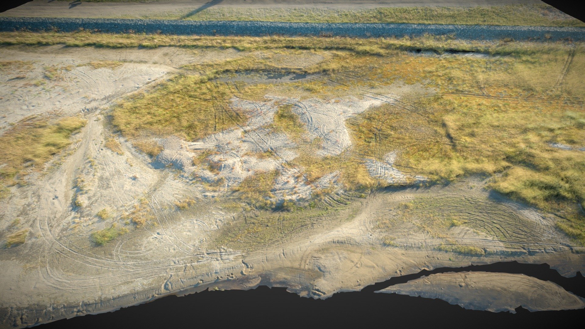 Grass, track and riverbed - Download Free 3D model by Metazeon [bc1b848 ...