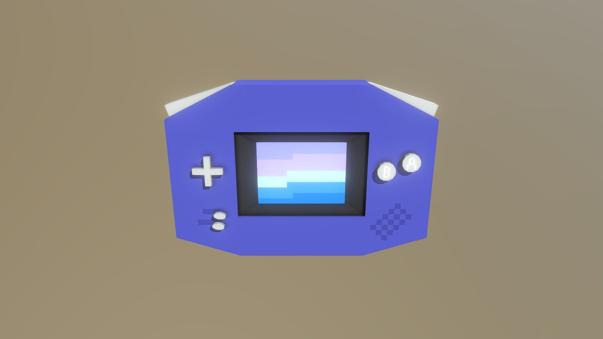 Gameboy lowpoly pixel - 3D model by KairossOFC [bc1be6a] - Sketchfab