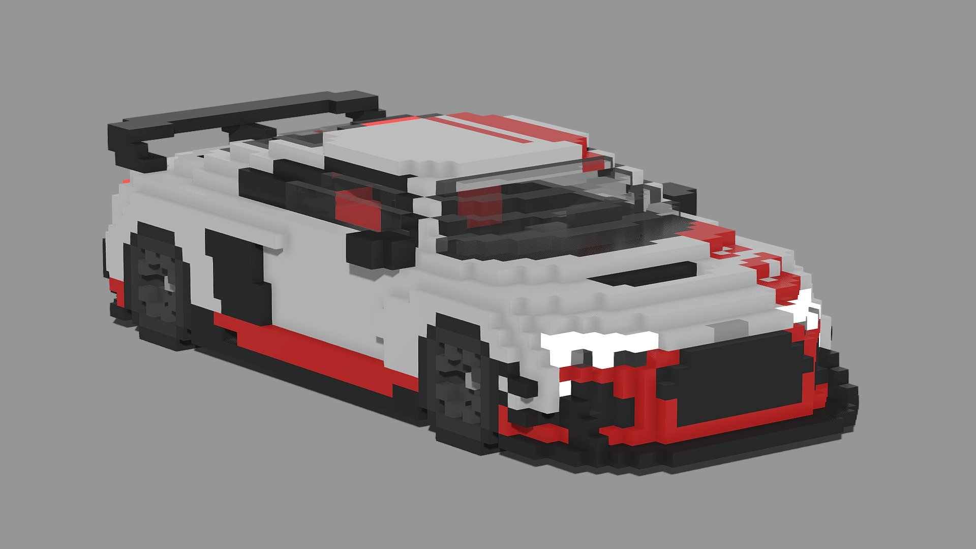 2024 Audi R8 Ultimate | Voxel - 3D model by Fenrate [bc1c43a] - Sketchfab