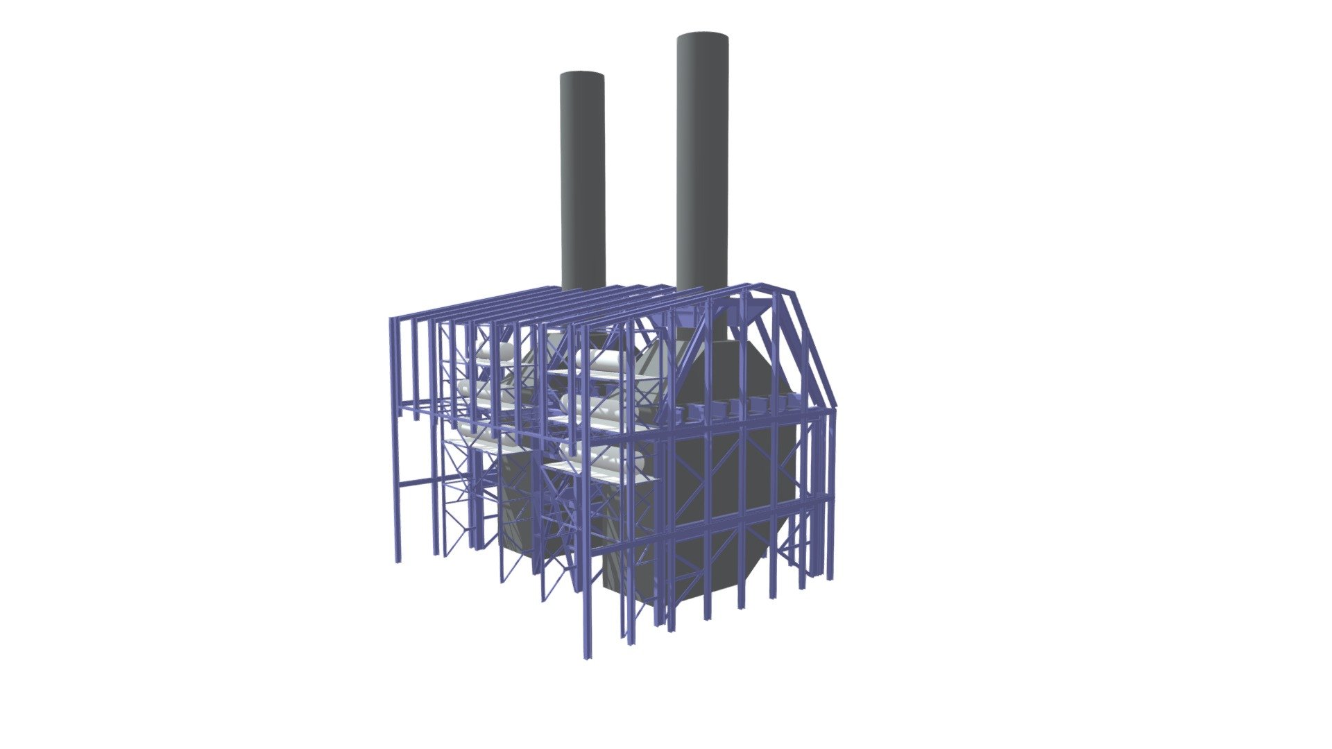 Deeside power station - 3D model by TSavage [bc1d0f5] - Sketchfab