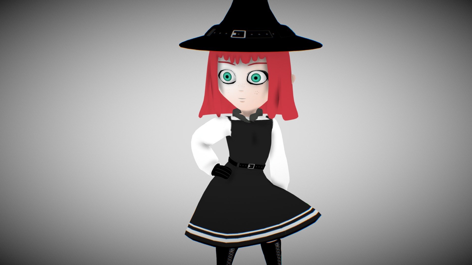 Witch Game Character - Download Free 3D model by mikefurb [bc1e1c1 ...