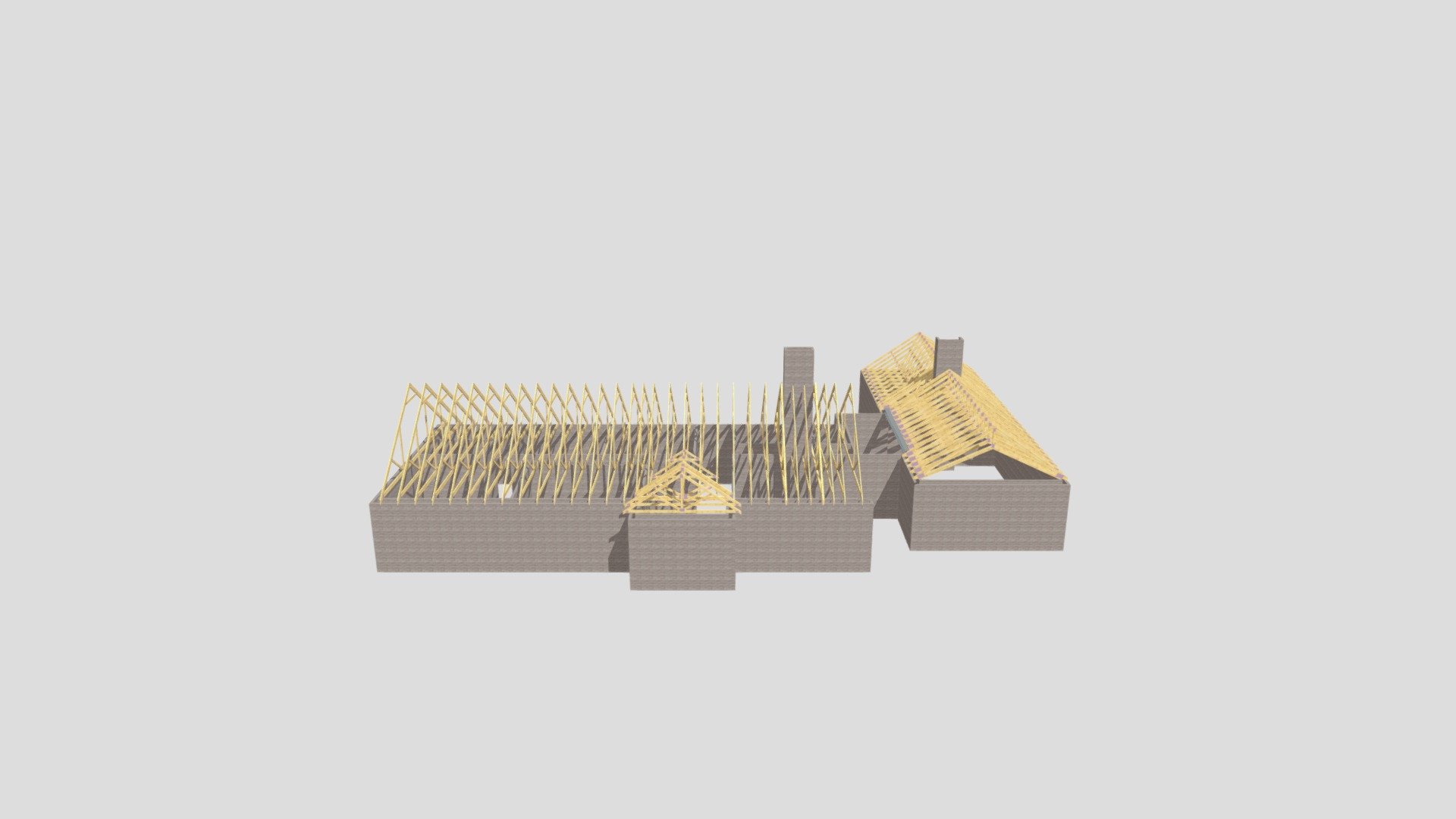 D Kelly Truss_ Roof - Download Free 3D model by Dermf [bc20144] - Sketchfab