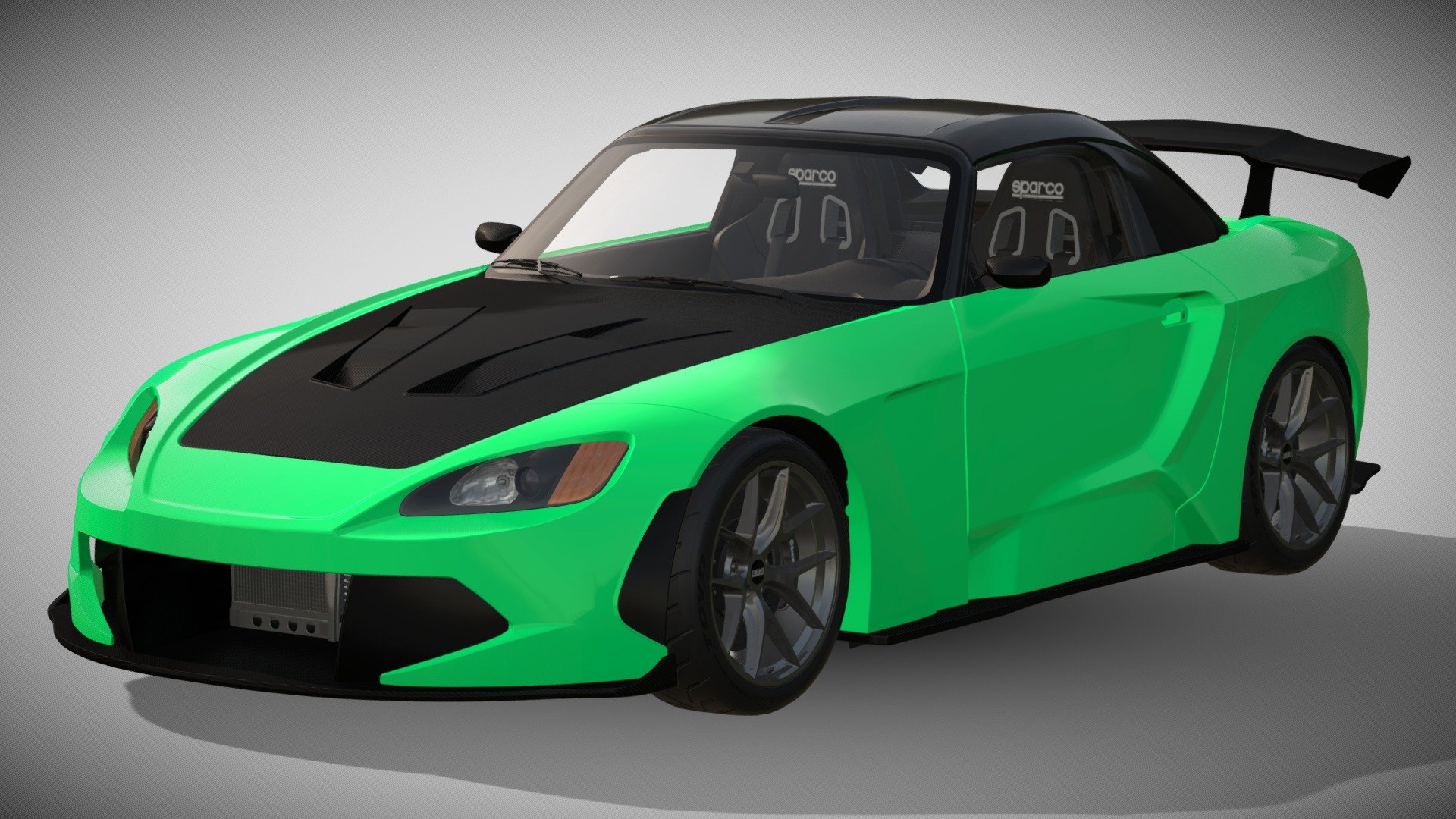 2020 Honda S2000 AMIS Radical Bodykit - Download Free 3D model by Ddiaz ...