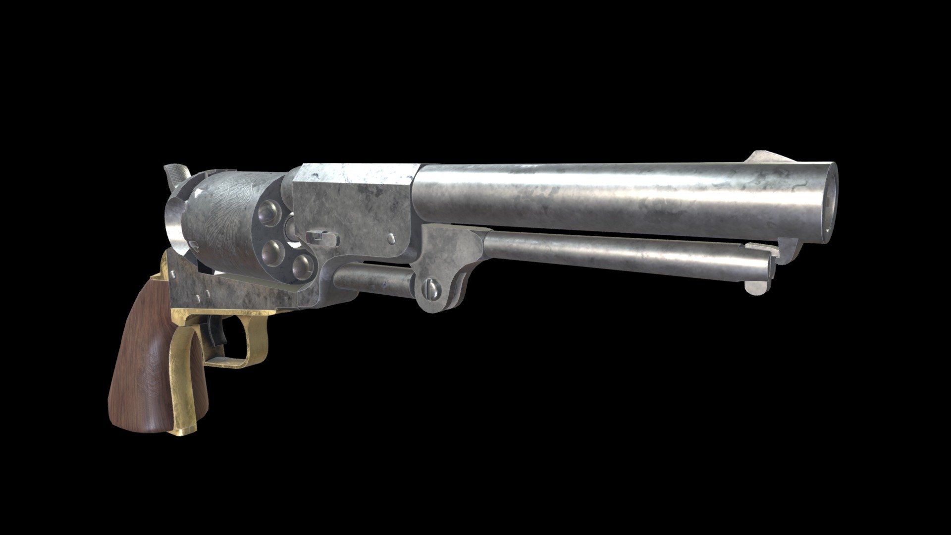Colt Dragoon - 3D model by h.eskandari (@hadieskandari90) [bc20a98 ...