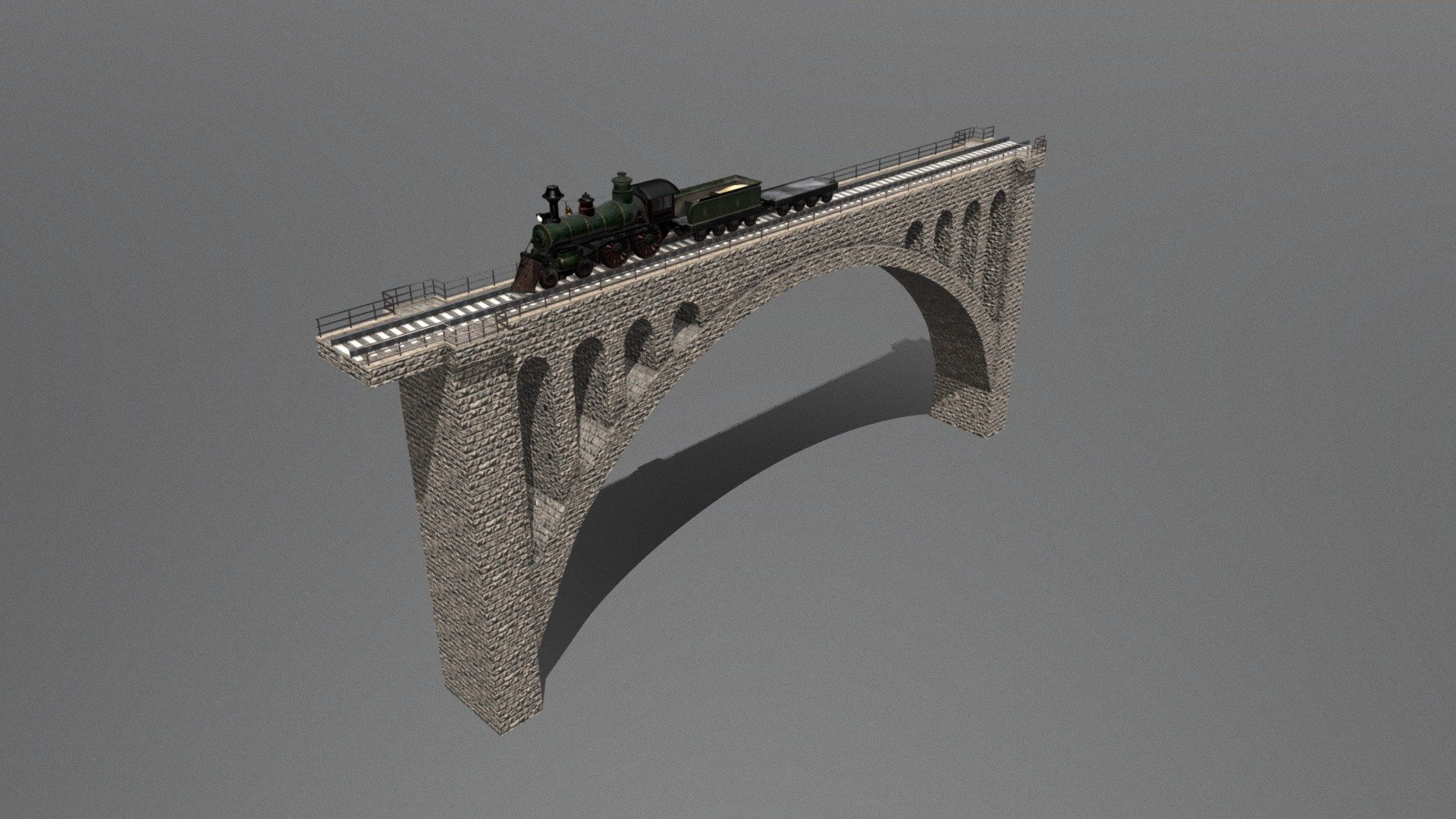 Viaduct Bridge - Buy Royalty Free 3D model by Karevus (@kaliukh ...