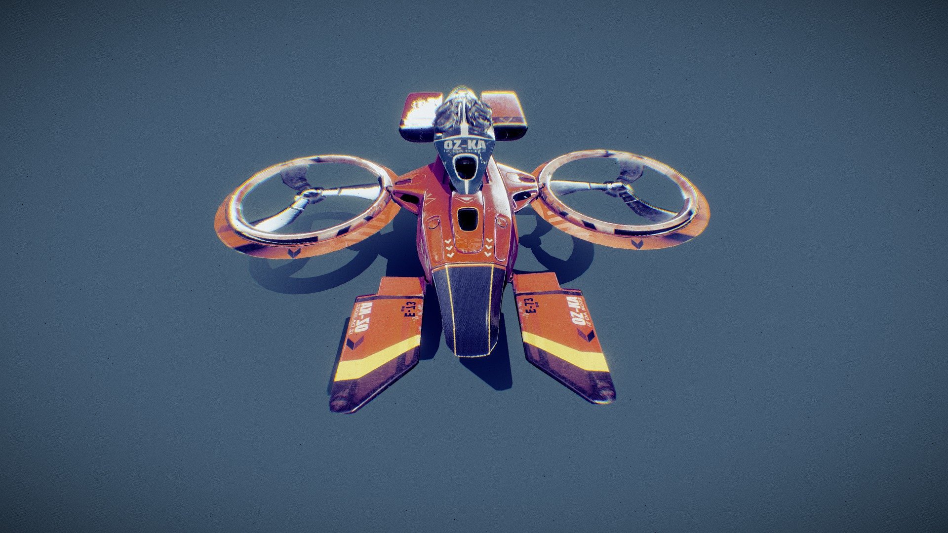 Blocky Ship - 3D model by ozka [bc220c6] - Sketchfab