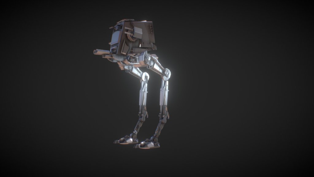 AT-ST Star Wars - 3D model by SnoopySheep [bc22a92] - Sketchfab