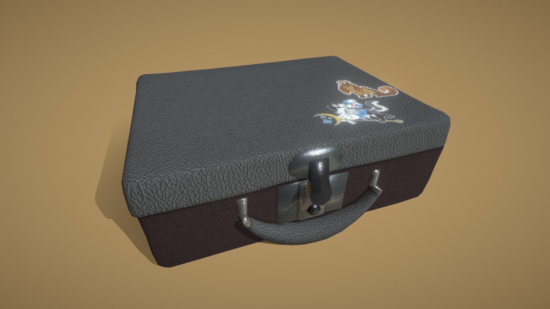 Leather Suitcase - 3D model by Ryan Jeston (@RyanJeston) [bc23376 ...
