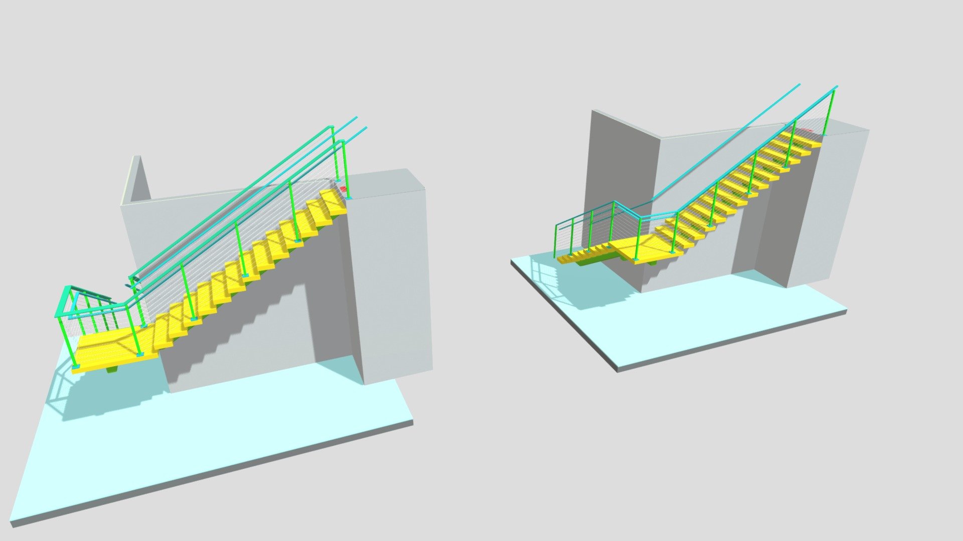 Single Stringer MODEL For Engineering - TWC - M - 3D model by JD Stairs ...
