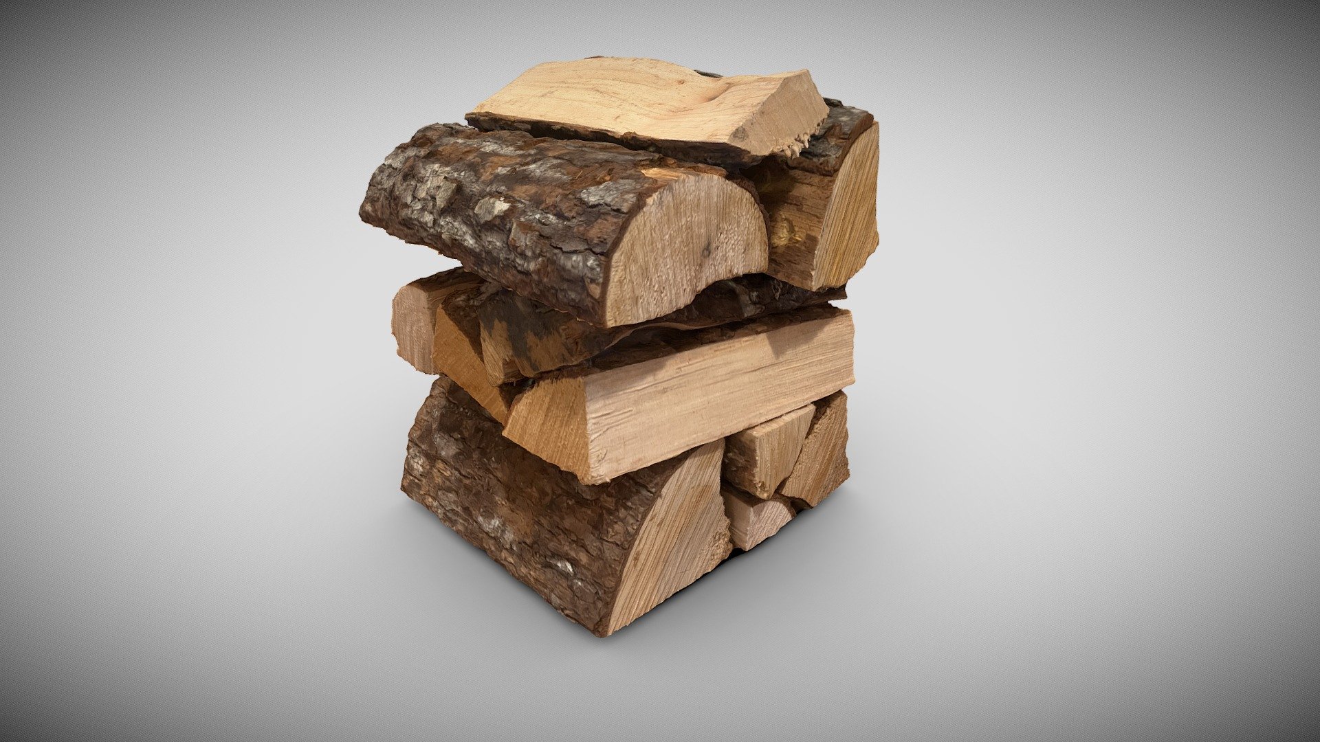 Stack Of Logs - 3D model by fantasticmrcox [bc2667f] - Sketchfab
