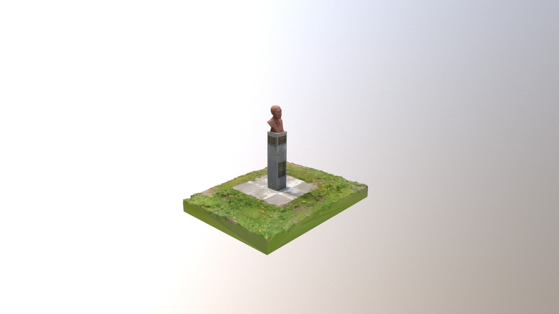 Max Douwes 1923 - 1998 - 3D model by Ruud Hogenberg (@3DRCRC) [bc27b11 ...