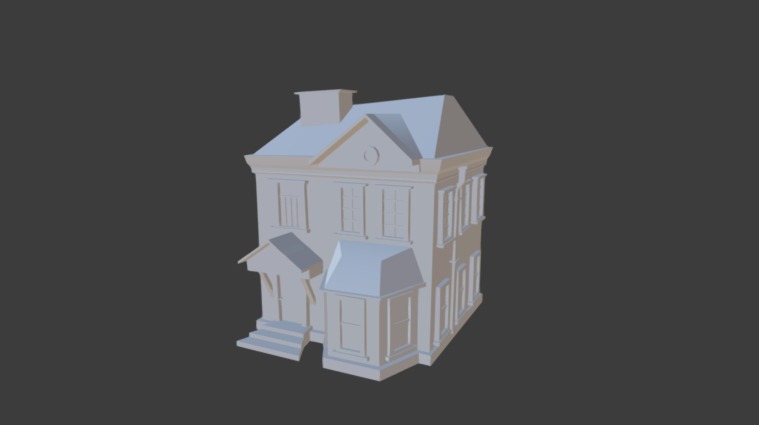 Cartoon House no.1 - 3D model by Orlan Mortari Rodrigues (@orlanmr ...