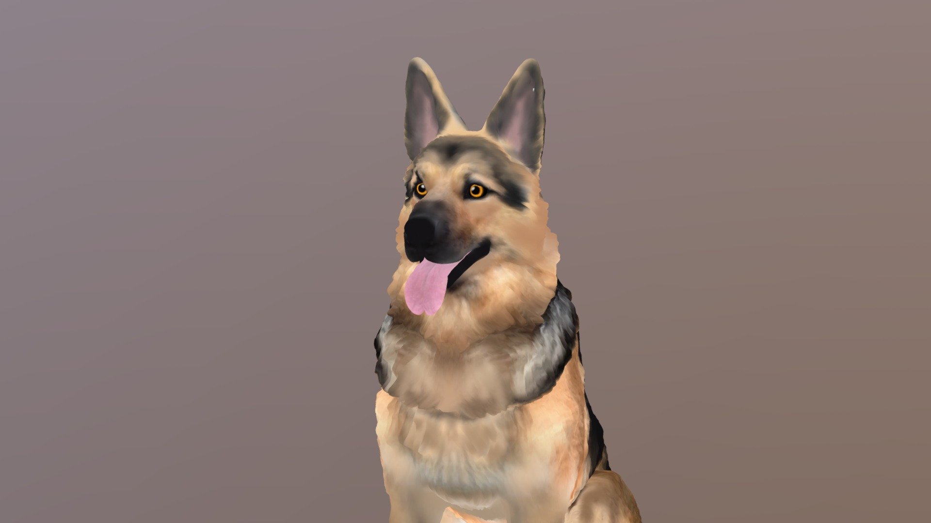 1902006- Beau- German Shepherd Dog - 3D model by Arty Lobster - Pet ...