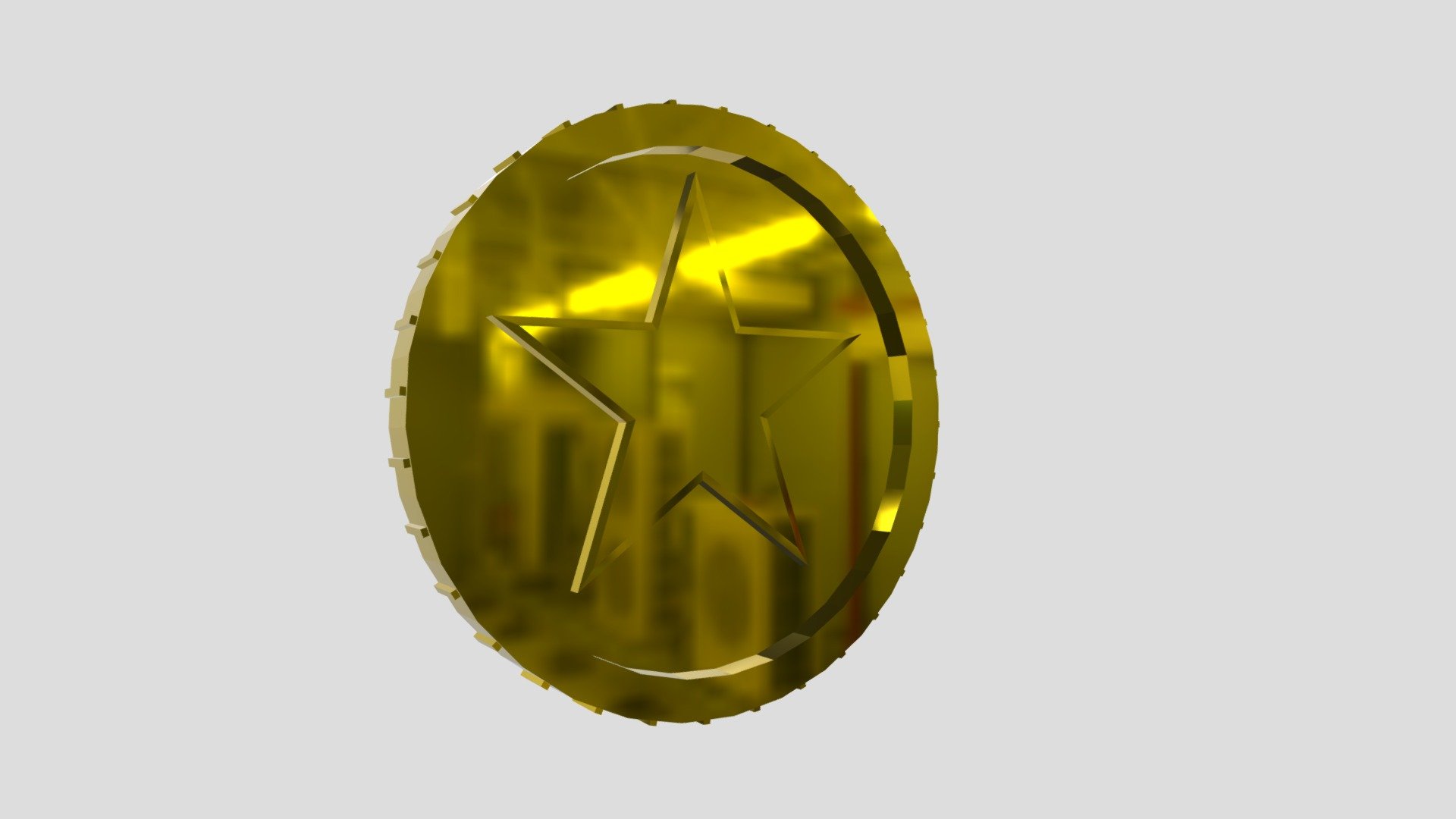 Golden Star Coin - Download Free 3D model by Sadeem Shoaib ...