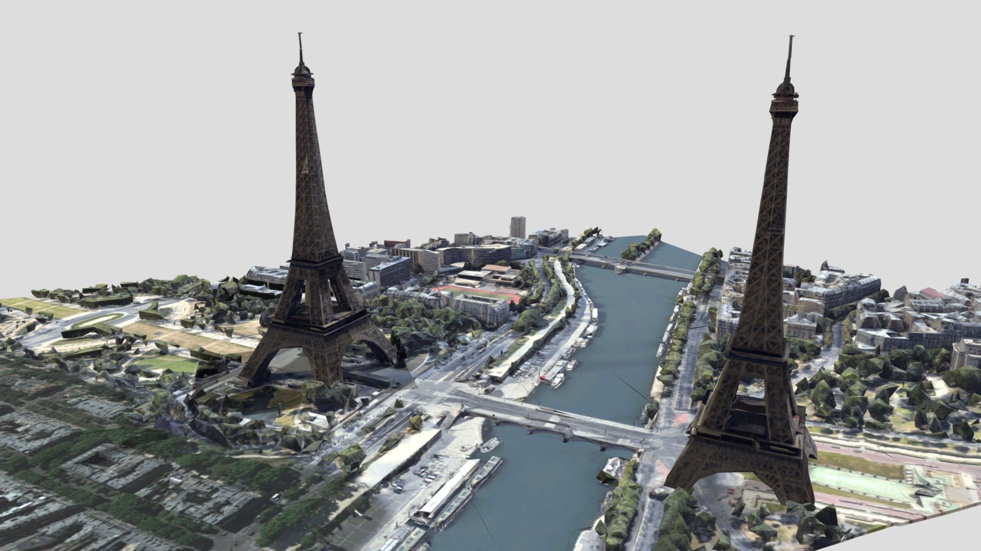 twin towers - Download Free 3D model by Kumar Thyadi (@KumarThyadi ...