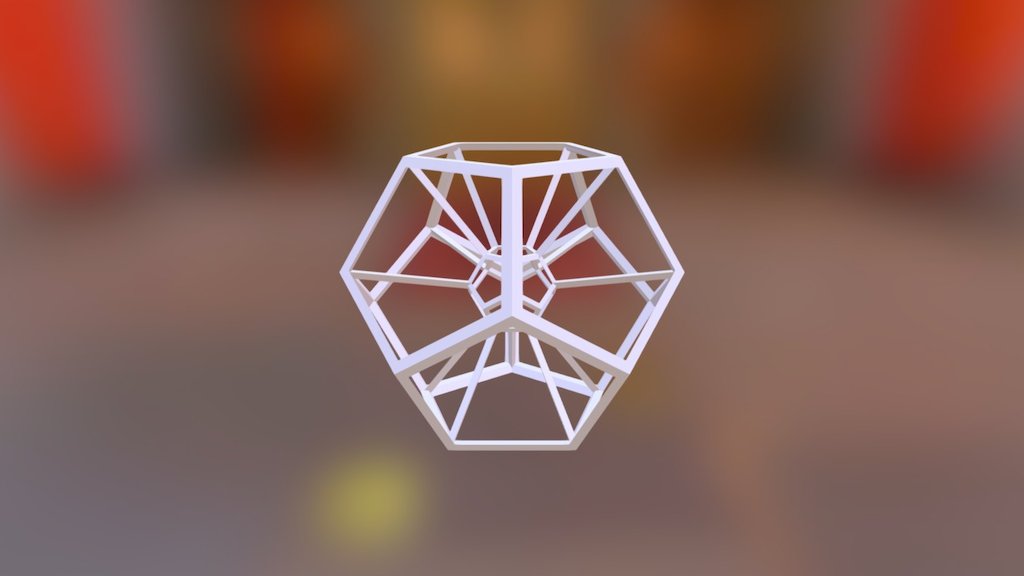 Dodeco Tesseract - 3D model by aposeris [bc2a4e2] - Sketchfab