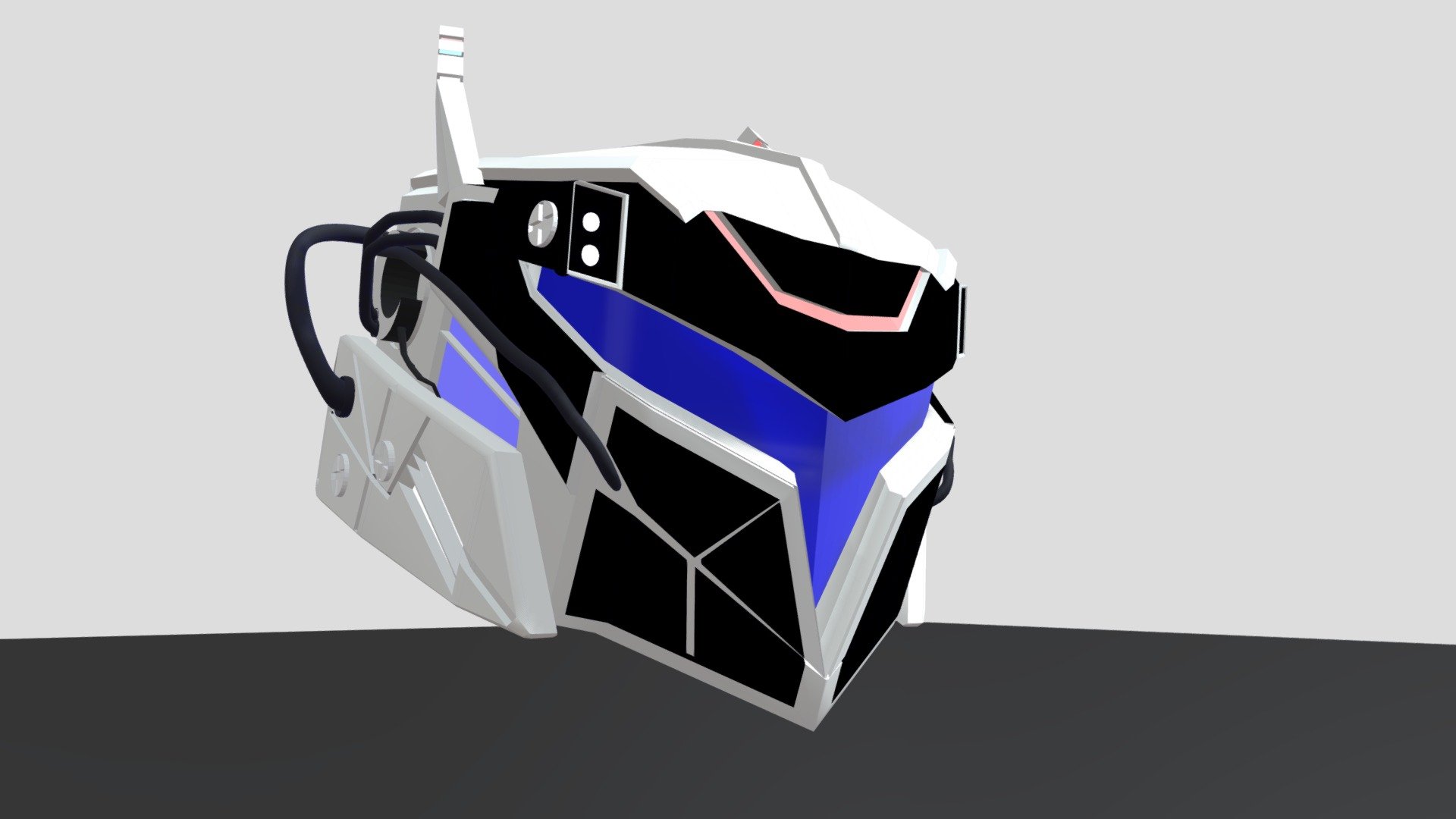 robot Helmet 2 - Download Free 3D model by lupusars28 [bc2a9a3] - Sketchfab
