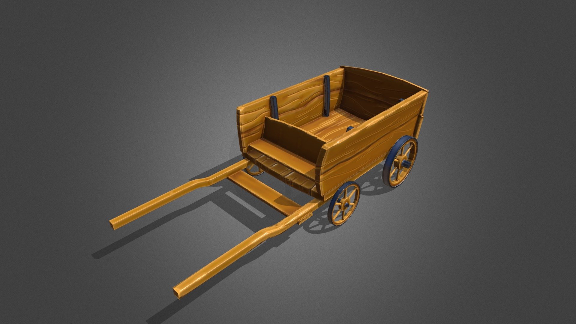 Stylized Wagon - 3D model by Felype Lemos (@FelypeLemos) [bc2b9f6 ...