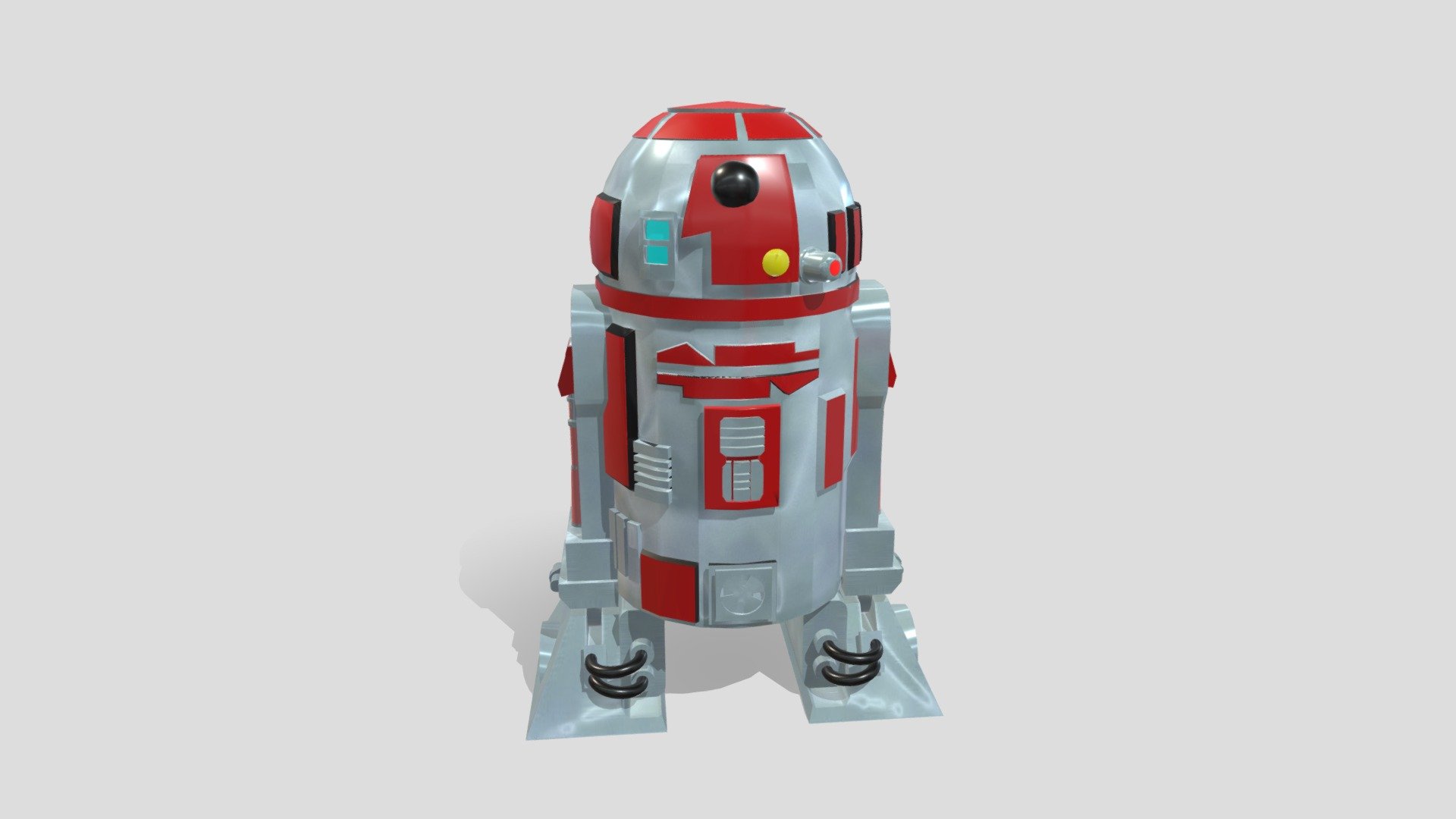 Star Wars: Droid: R3-P4 - 3D model by Owen.Cooke [bc2d84d] - Sketchfab