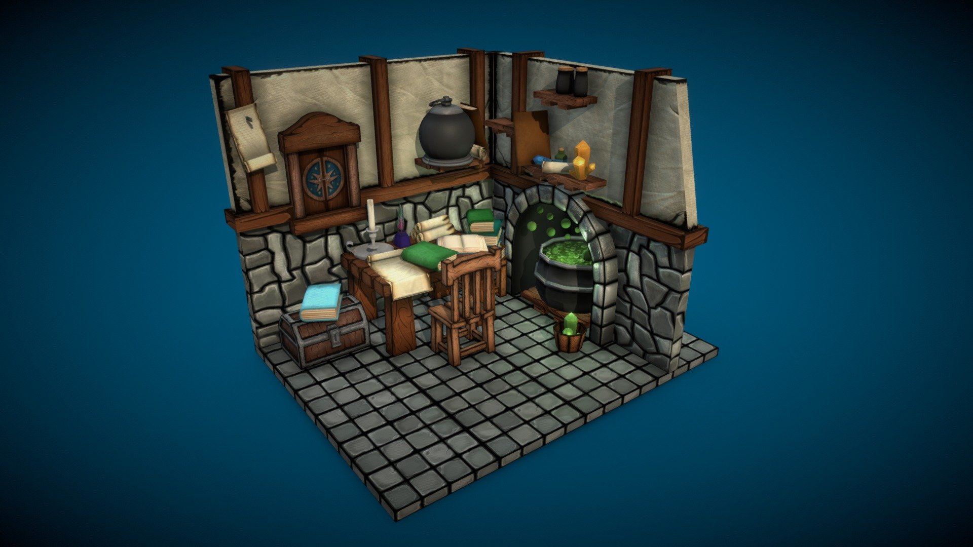 Potion Brewing Room - 3D model by Joyce-Escabas [bc2e8d5] - Sketchfab