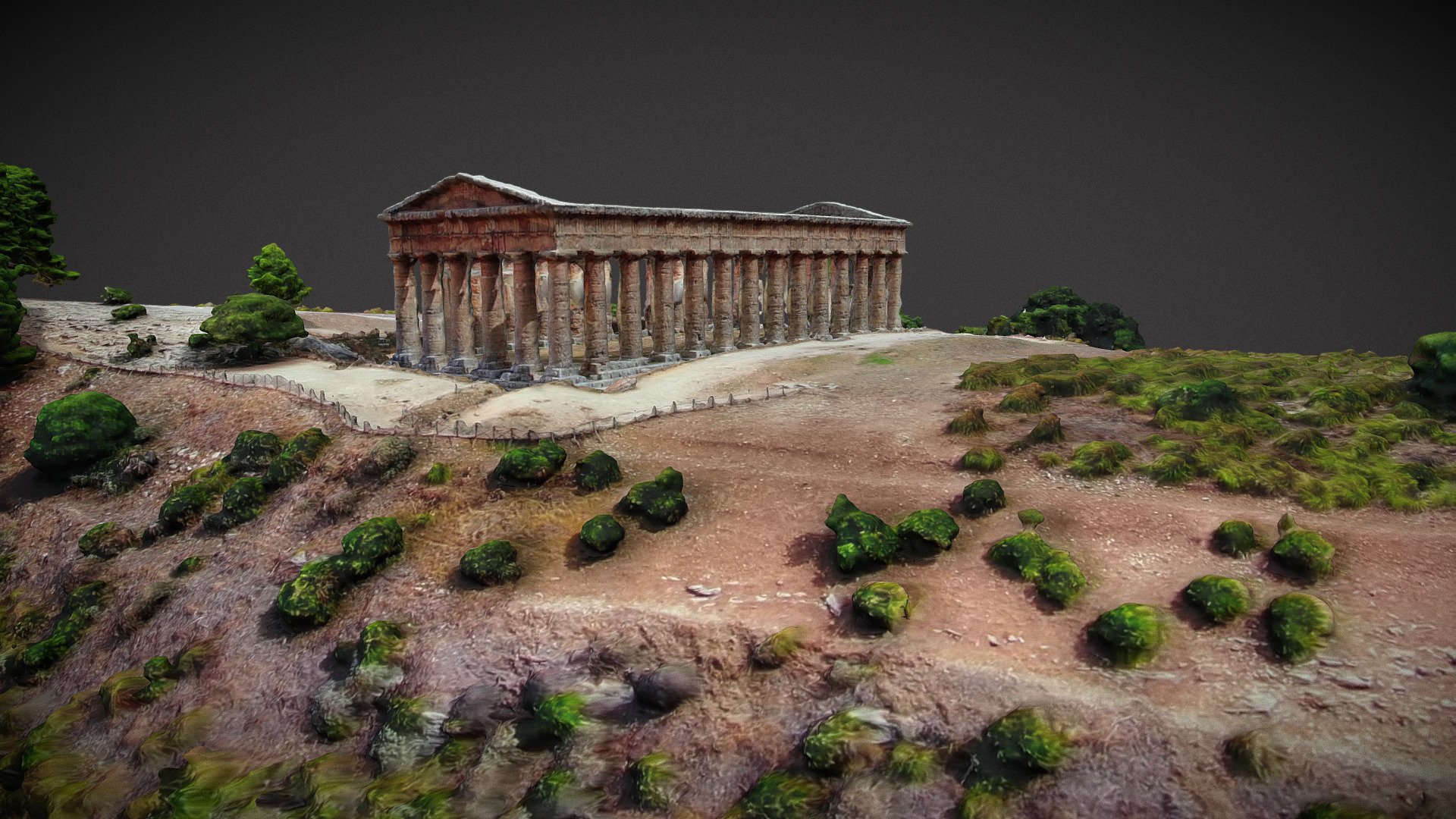 Templo de Segesta | SICILIA - Buy Royalty Free 3D model by Arqueomodel3D (@juanbrualla) [bc2f45e ...