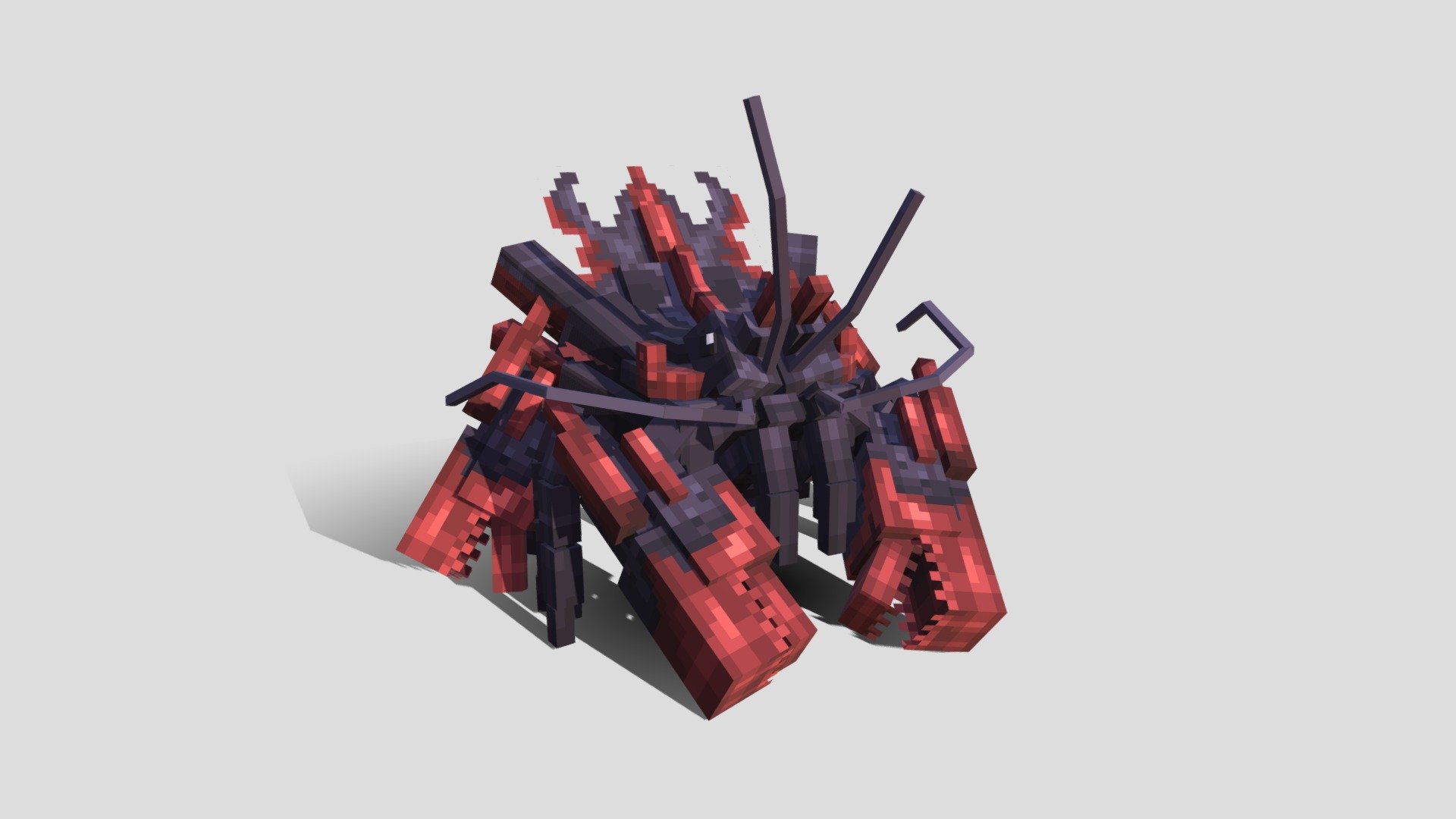 Cosmic Crab rpg sci-fi mob #BlockBench - 3D model by W'Projects ...