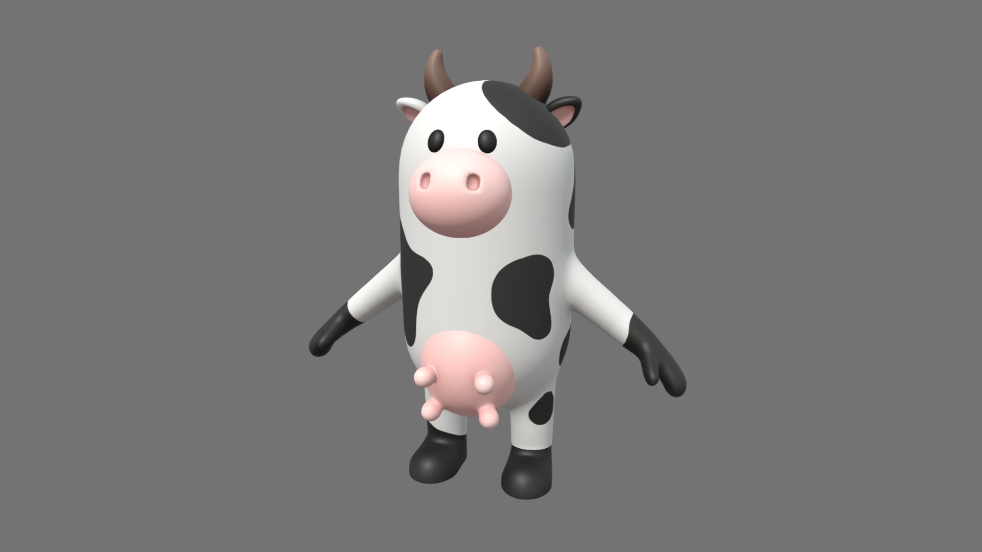 Cow Character - Buy Royalty Free 3D model by bariacg [bc2f98f ...