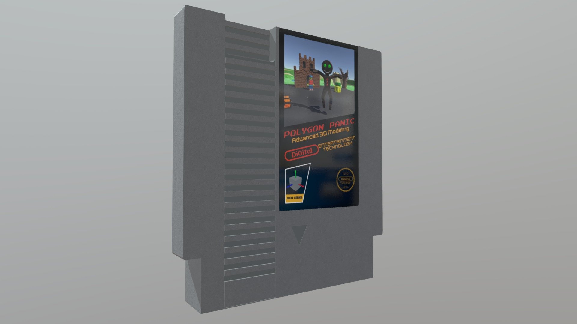 Game Cartridge - 3D model by Prof Tanner (@rwt07a) [bc30e60] - Sketchfab