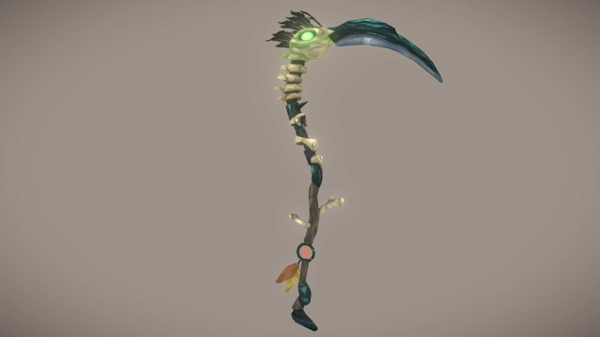 [Student Work] Epic Scythe - 3D model by Youssef Danlos (@zicerrokae) [bc33a49] - Sketchfab