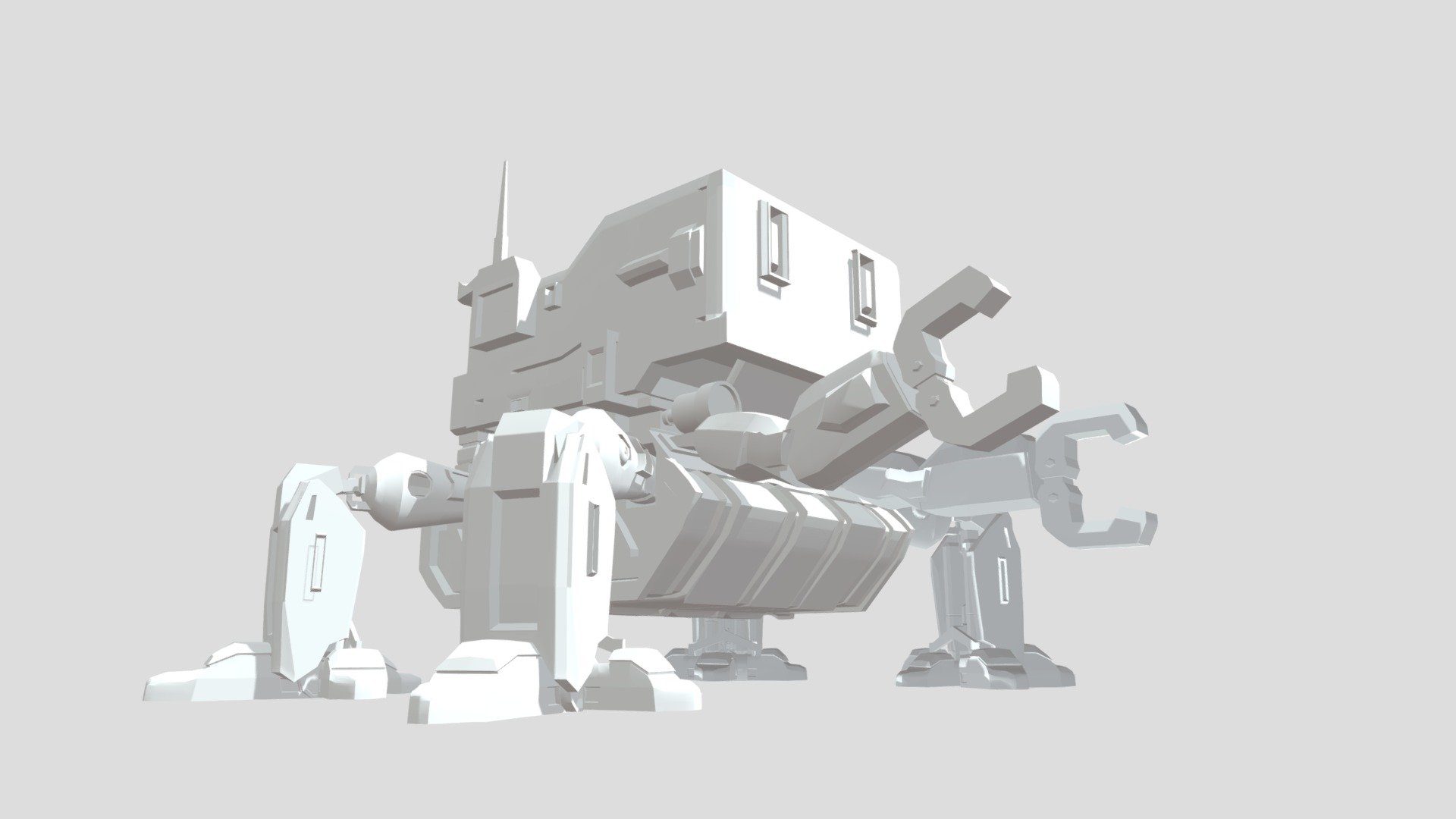 mecha final - Download Free 3D model by vidal.O.brandon [bc3853b ...