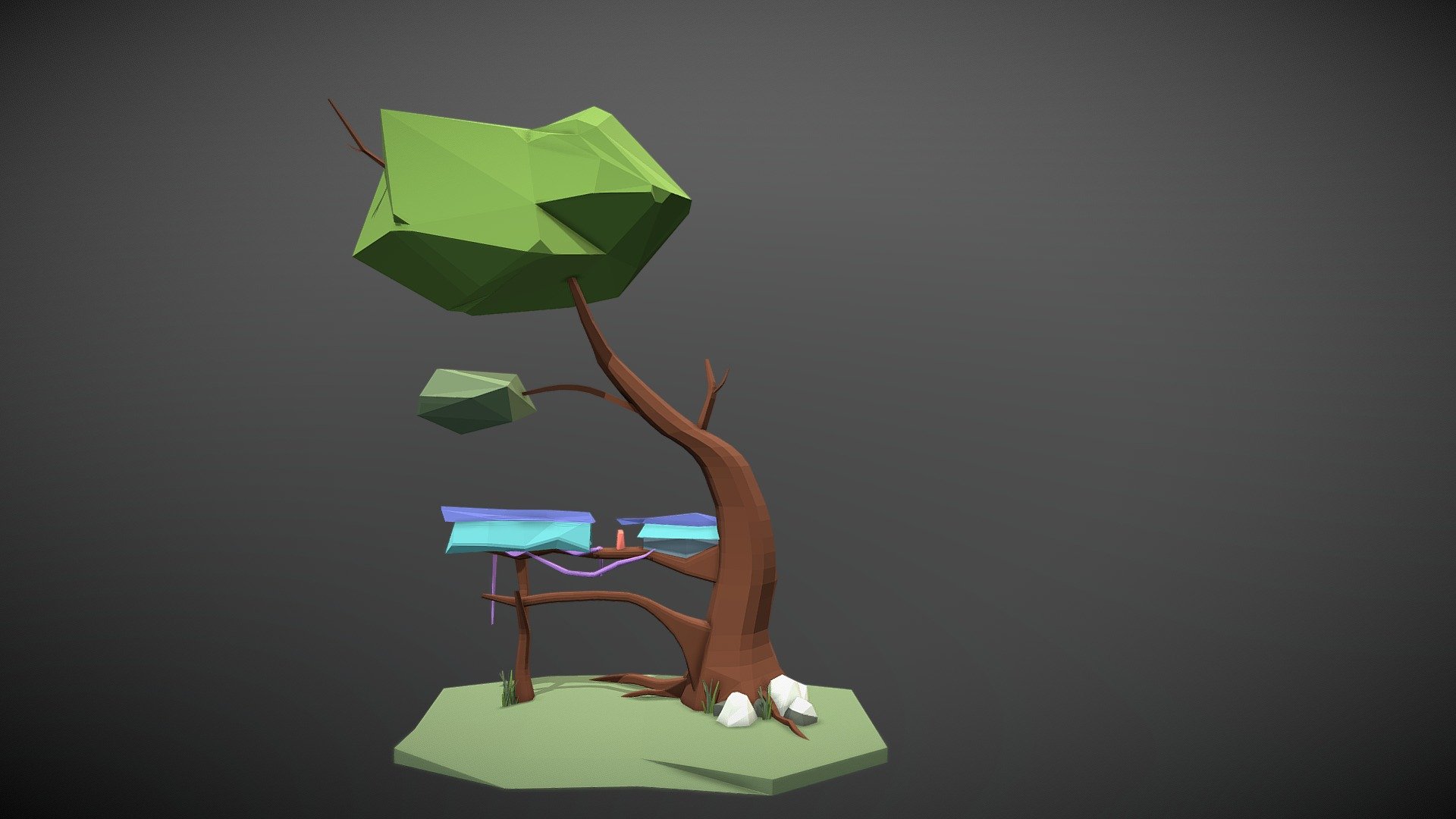Tree Home - 3D model by diana_k91 [bc3a61f] - Sketchfab