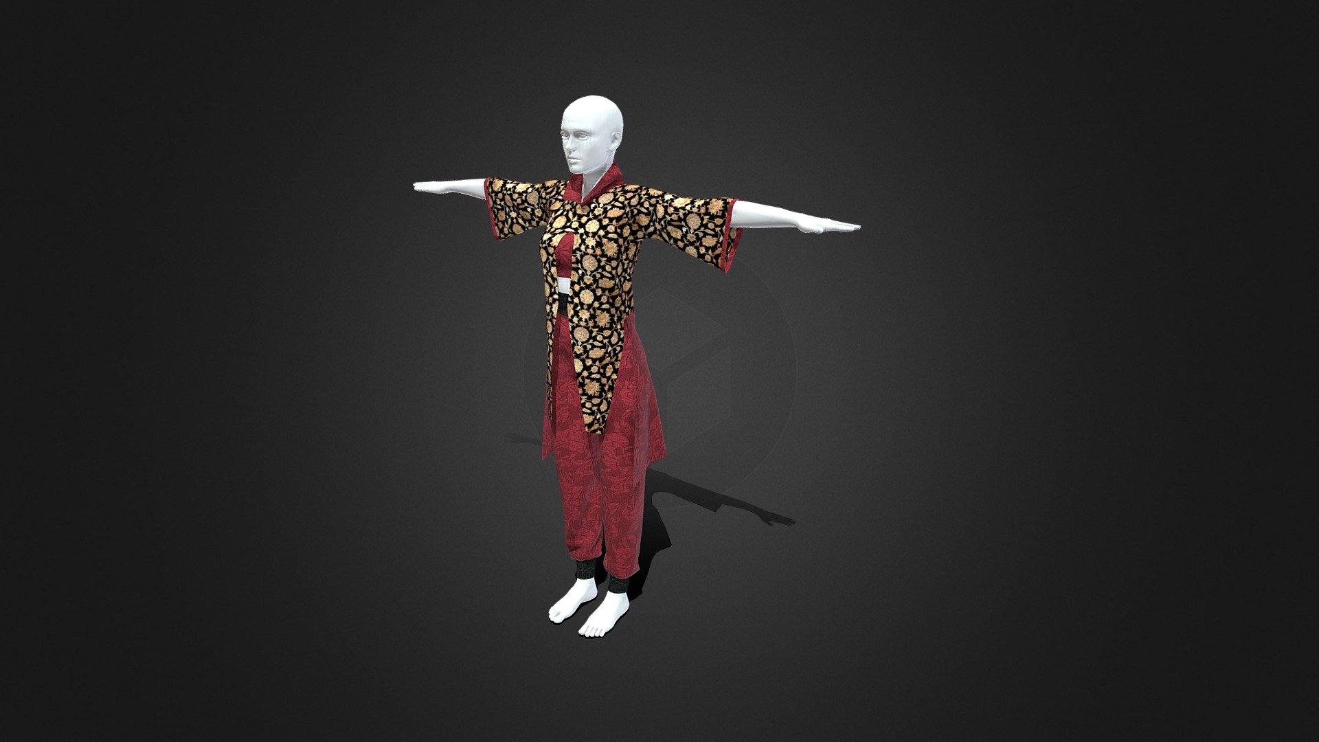 Ethnic Female with Wave Hip Hop Dance - Buy Royalty Free 3D model by ...