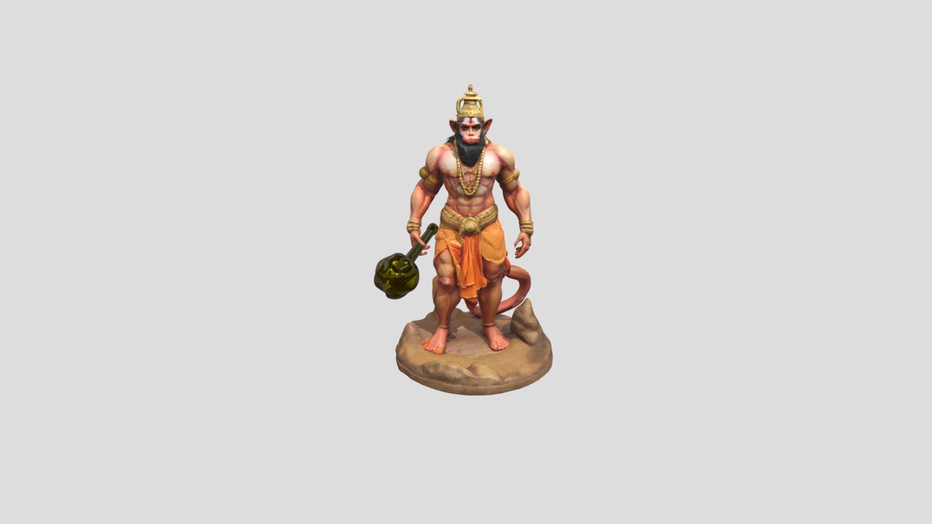 Hanuman - 3D model by The VN Education (@vneducation) [bc3b5a1] - Sketchfab