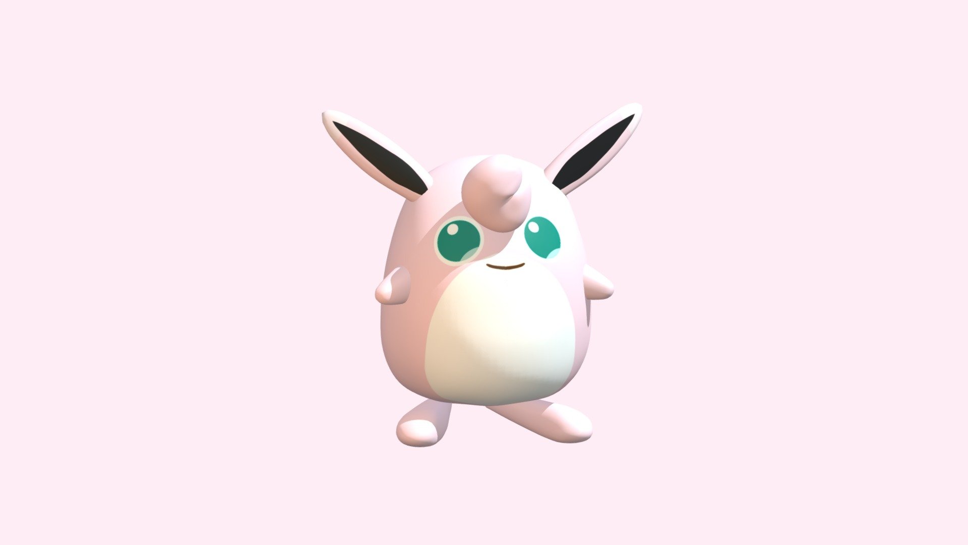 Wigglytuff - 3D model by honan [bc3c308] - Sketchfab