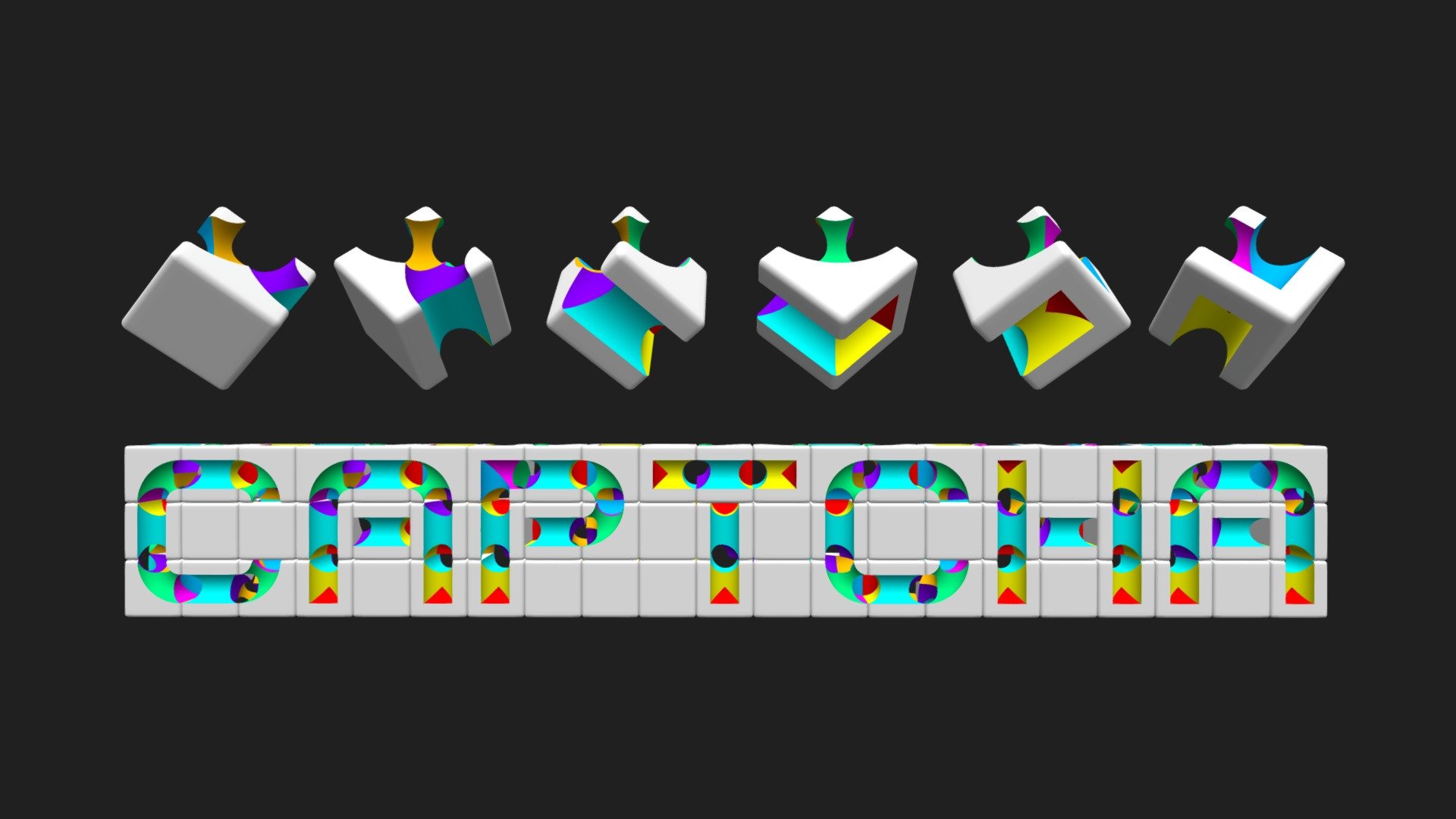 Color CAPTCHA - Download Free 3D model by Alexander Vasiliev (@ki1004ka ...