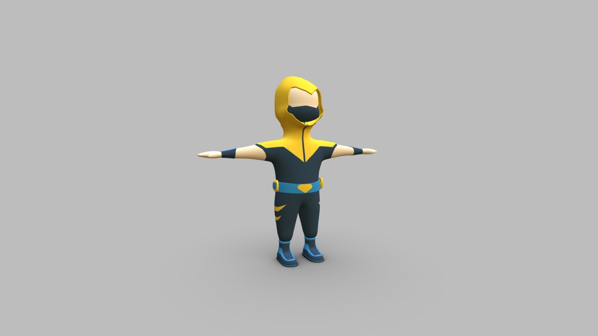 Ninja character - 3D model by gaaraman [bc3ebb1] - Sketchfab