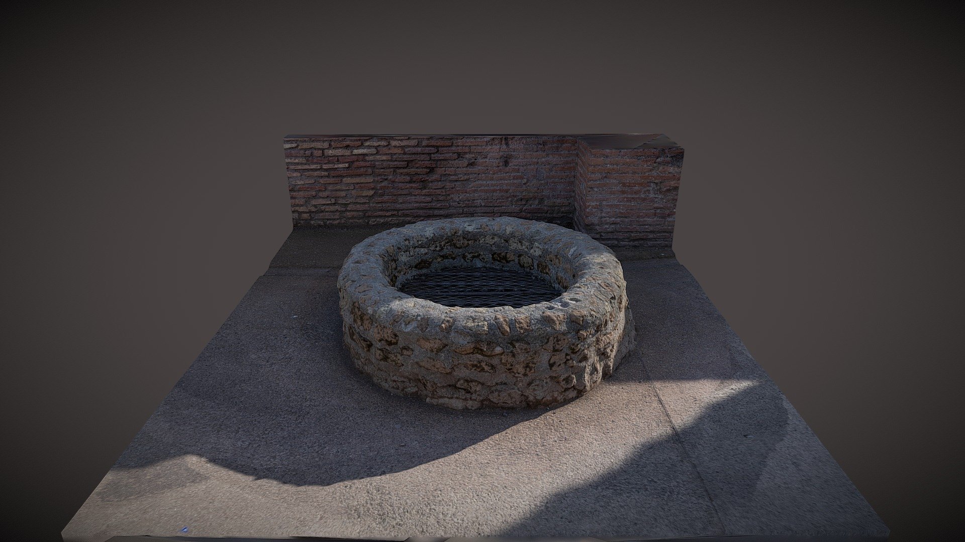 Well in Roman archaeological park - Buy Royalty Free 3D model by ...