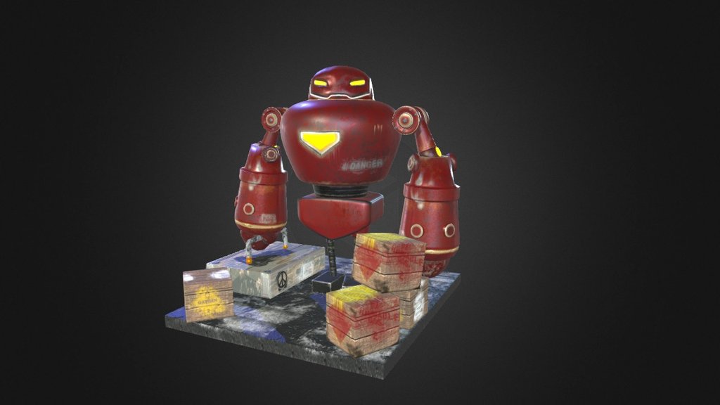 Robot - 3D model by ken4050 [bc3f33c] - Sketchfab