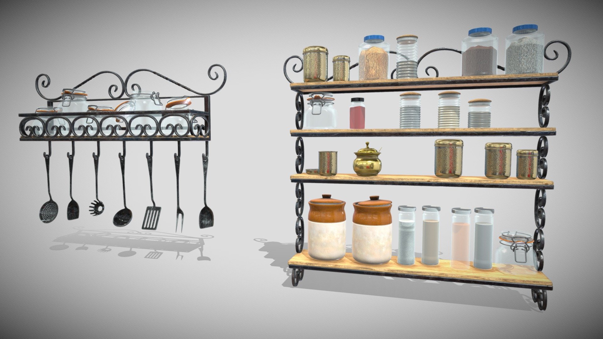 Kitchen Appliances - Iron_Cucina - Buy Royalty Free 3D model by ...
