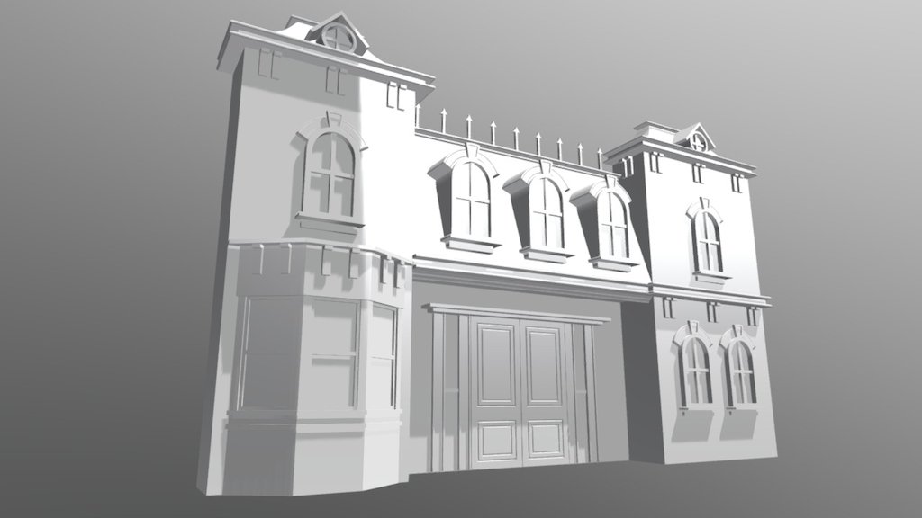 Haunted House - Download Free 3D model by Rufino Santa Rosa (@santarosa ...