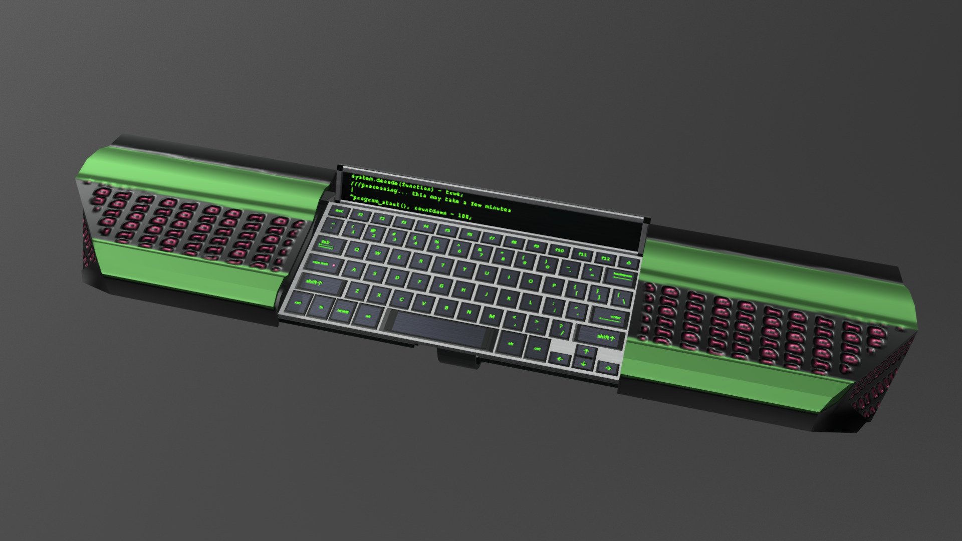 Keyboard Warrior - 3D model by Isaac Lim (@isaaclimgx) [bc40741 ...