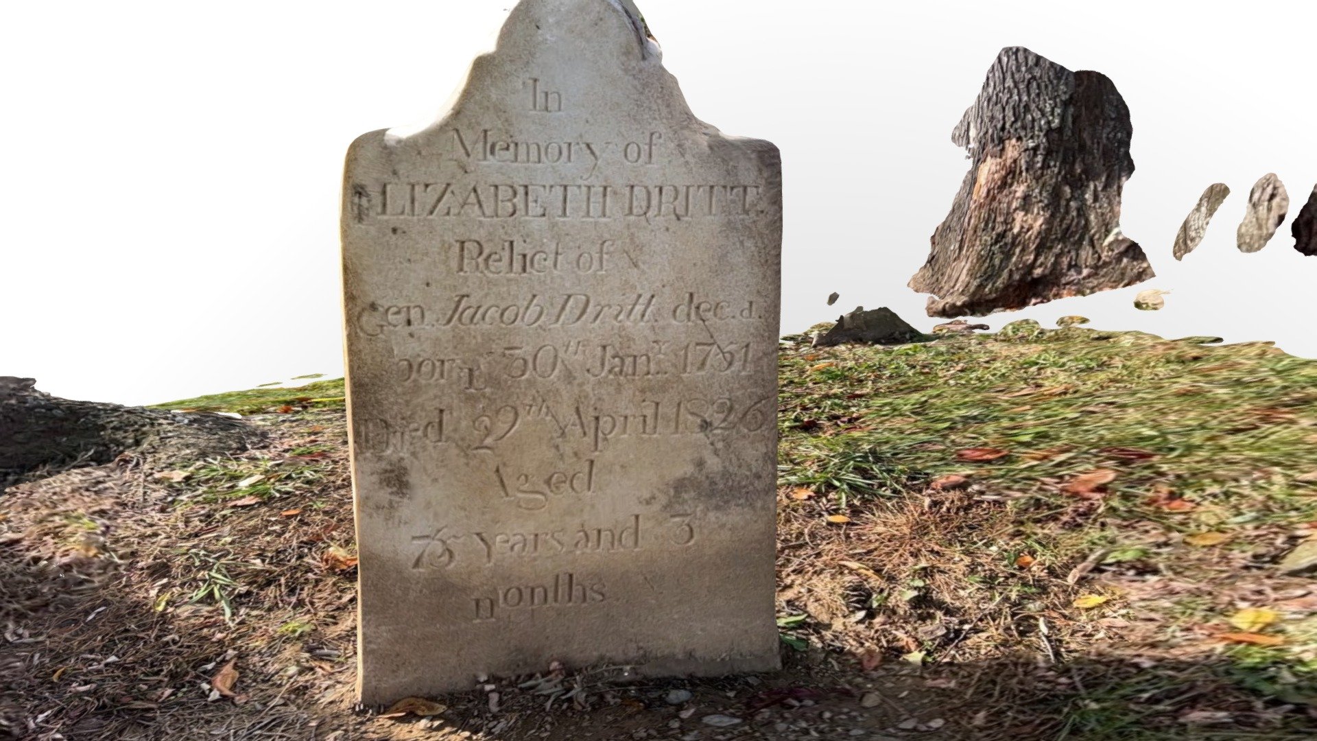 Grave of Maria Elizabeth Beyer Dritt - Download Free 3D model by ...
