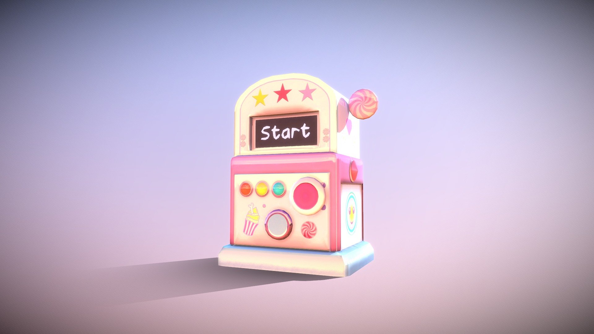 Candyland Start Terminal | IWB - 3D model by Low Poly Models ...