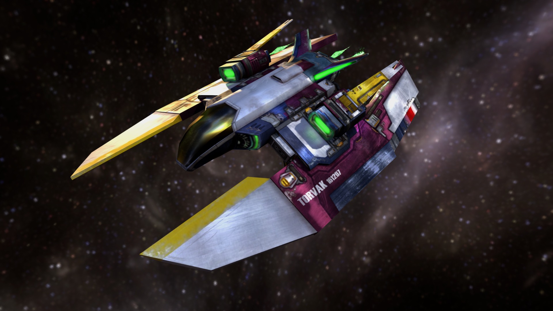 Space Ship - Hand-painted PBR Texture Set - 3D model by Jeanne Price ...