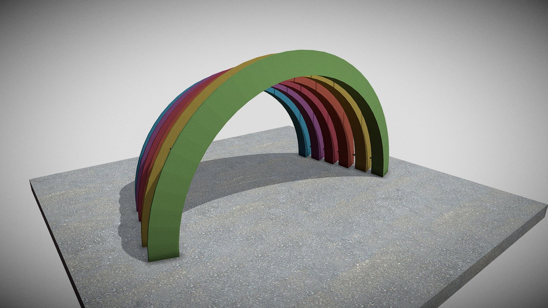 Apple Park's 'rainbow' - Buy Royalty Free 3D model by luminou_CS ...