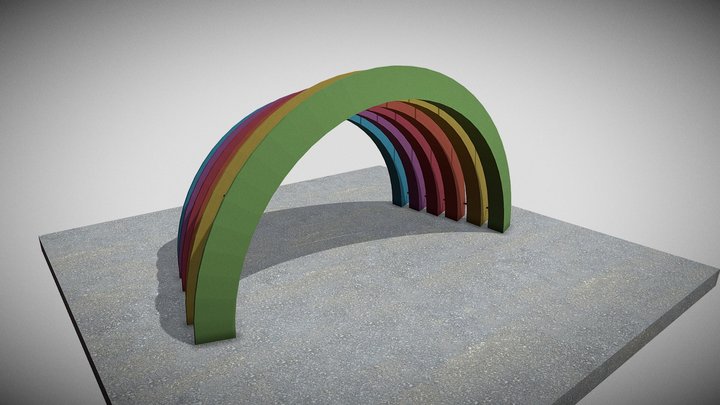 Rainbow-structure 3D models - Sketchfab