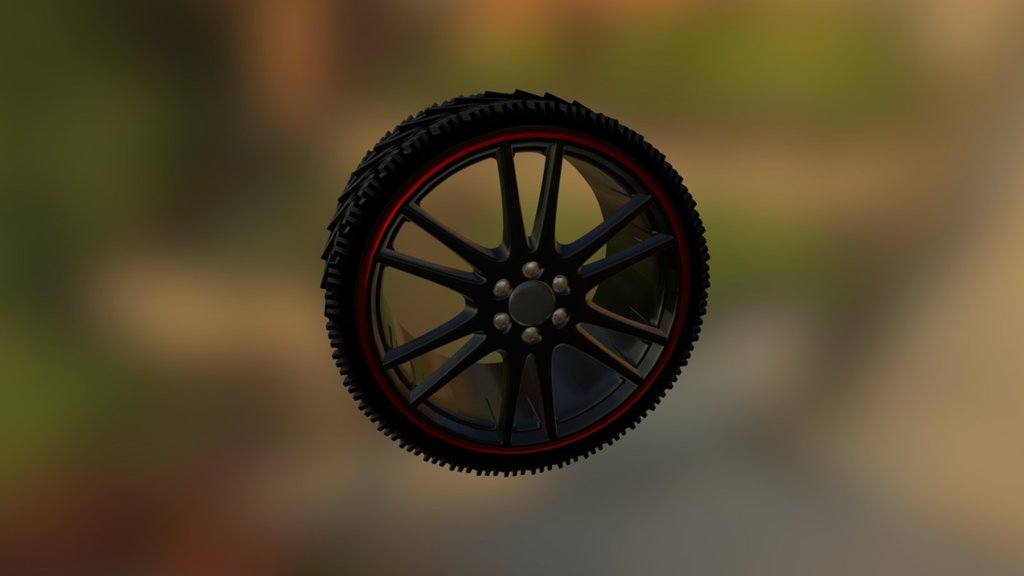 Car Wheel3 - 3D model by hydols [bc470b2] - Sketchfab
