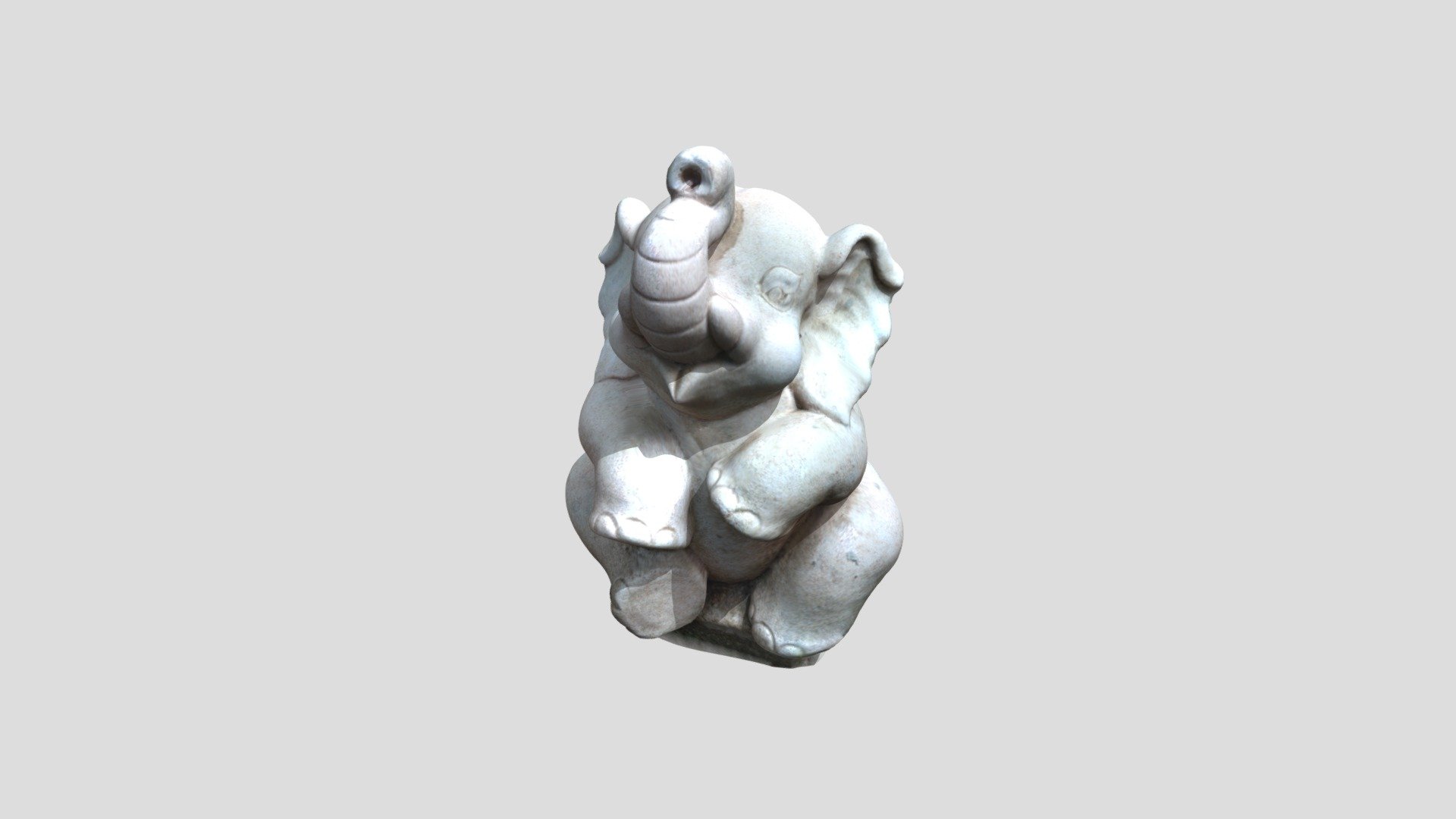 Small Elephant statue - Download Free 3D model by Martin.Lee.Younger ...